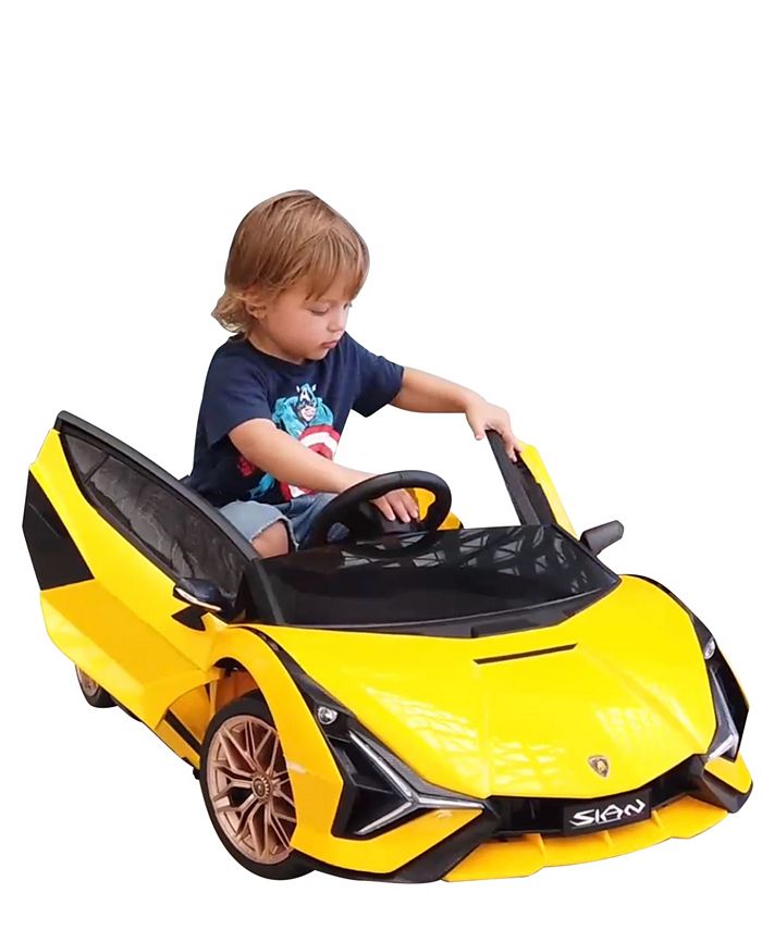 Best Ride on Cars Lamborghini Sian 12V Powered Rideon - Macy's