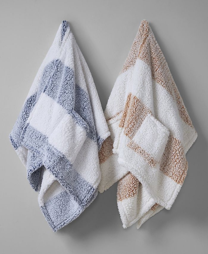 Alpine Valley Cozy Sherpa Wrap, 50" x 60" - Macy's