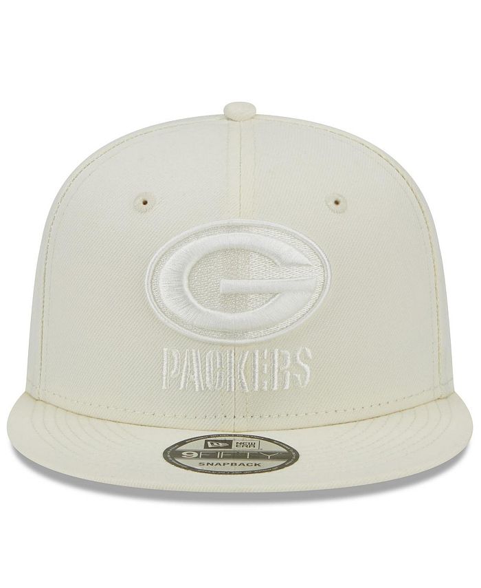 New Era Men's Cream Green Bay Packers Color Pack 9FIFTY Snapback Hat ...
