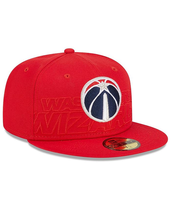 New Era Men's Red Washington Wizards 2023 NBA Draft 59FIFTY Fitted Hat ...