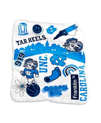 North Carolina Tar Heels 50'' x 60'' Native Raschel Plush Throw Blanket ...