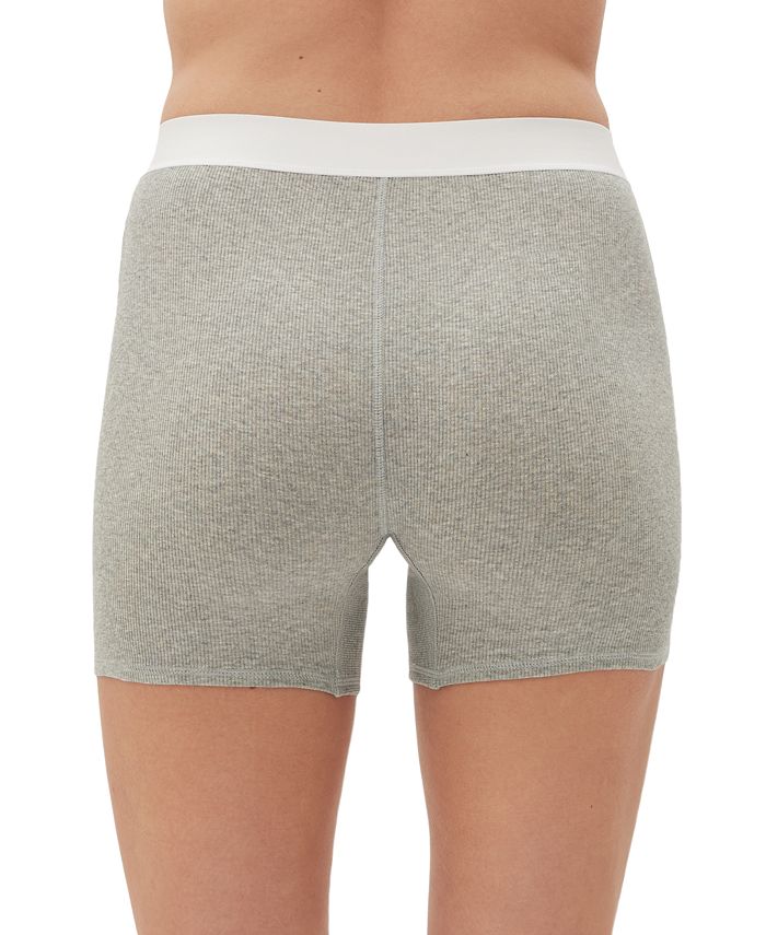 GAP GapBody Women's Logo Comfort High-Waist Shorts GPW01070 - Macy's