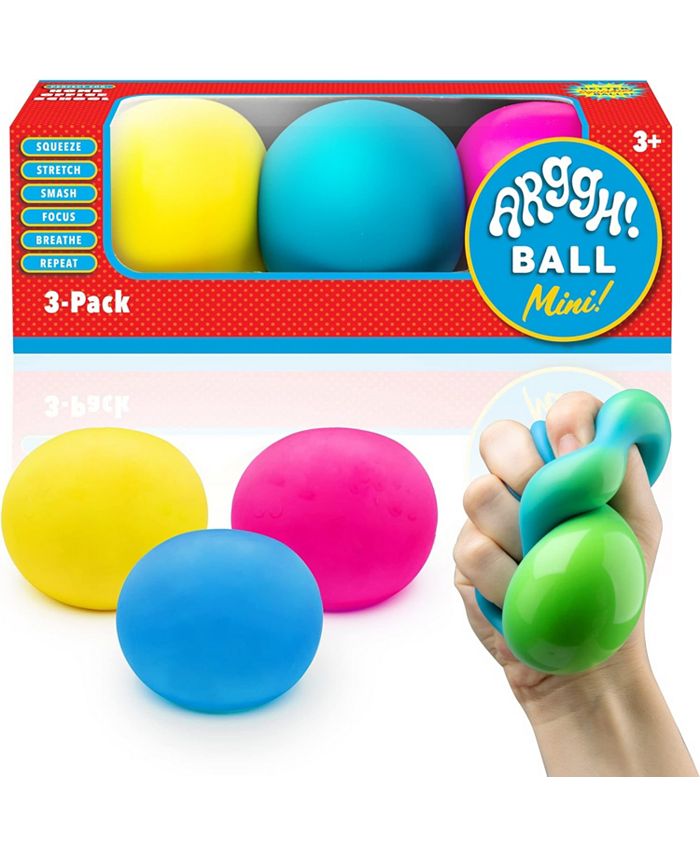 Power Your Fun Arggh Mini Stress Balls for Adults and Kids - 3 Pack ...