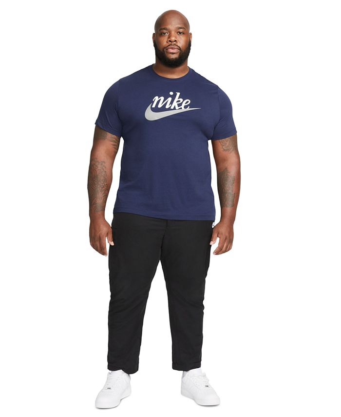 Nike Sportswear Men's Heritage Script Logo Short-Sleeve Crewneck T ...