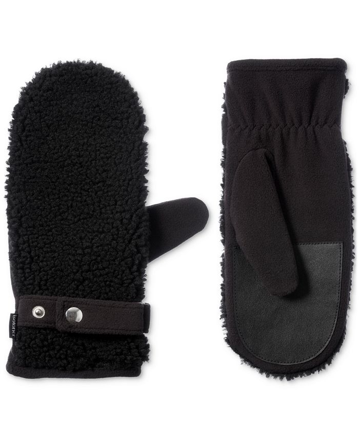 Isotoner Signature Women's Fleece-Lined Berber Mittens - Macy's