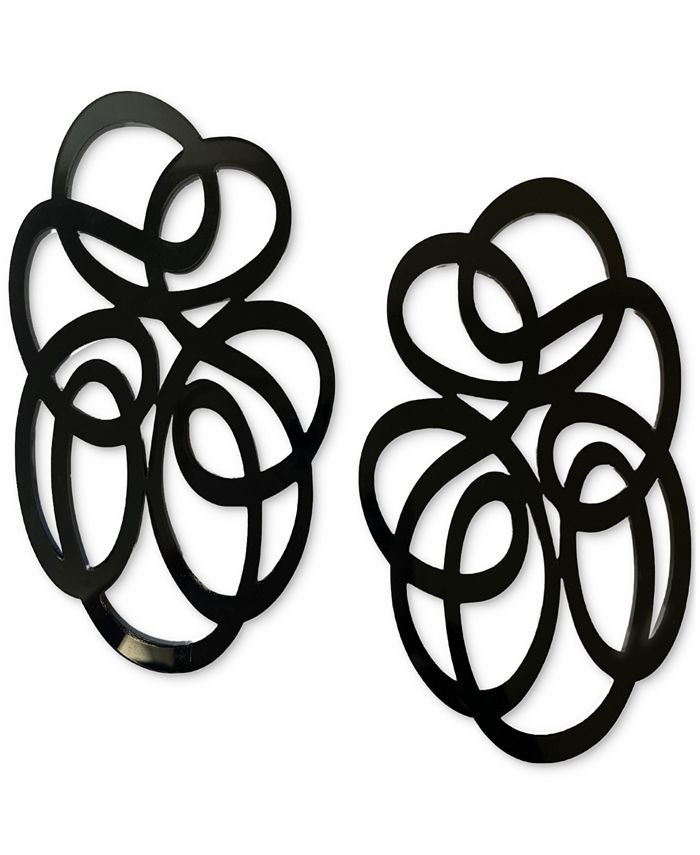 Swanky Designs Tatiana Swirl Drop Earrings - Macy's
