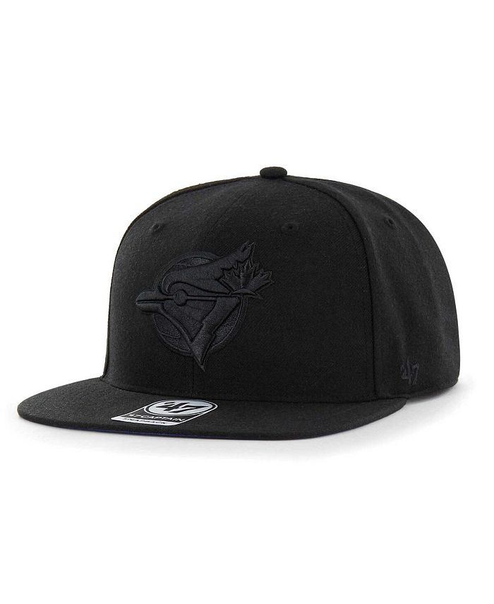 '47 Brand Men's Toronto Blue Jays Black on Black Sure Shot Captain ...