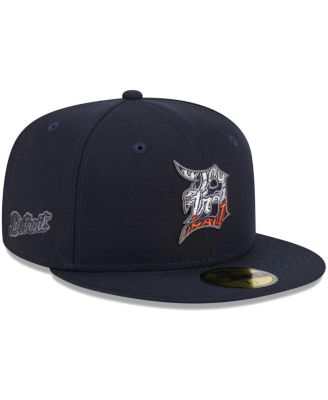 Men's New Era Navy Detroit Tigers Script Fill 59FIFTY Fitted Hat - Macy's