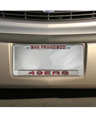 San Francisco 49ers Team Colored Silver Glitter Metal Frame - Macy's