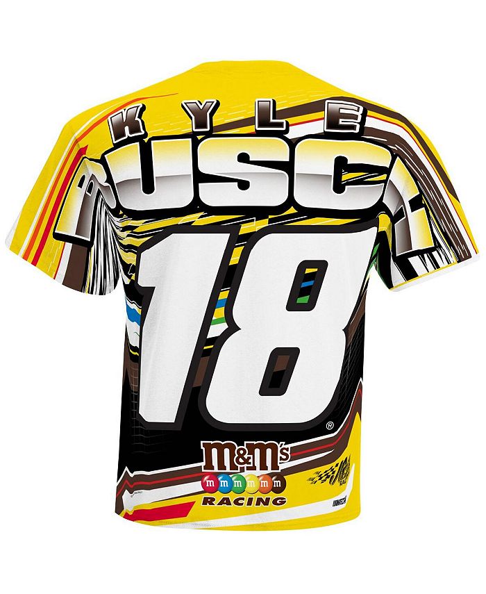 Joe Gibbs Racing Team Collection Men's White Kyle Busch Sublimated ...