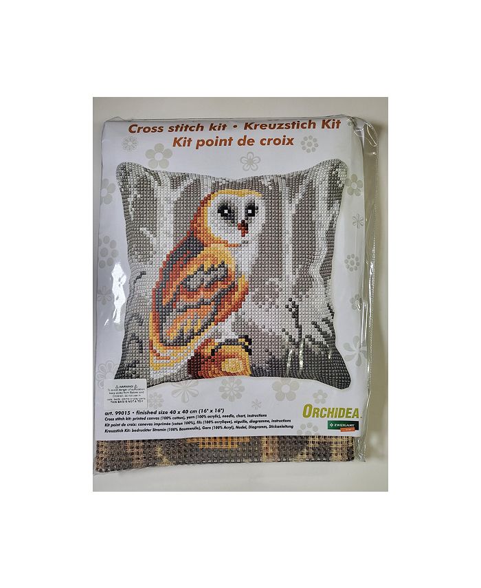 Orchidea Needlepoint Cushion Kit "Owl" 99015 - Macy's