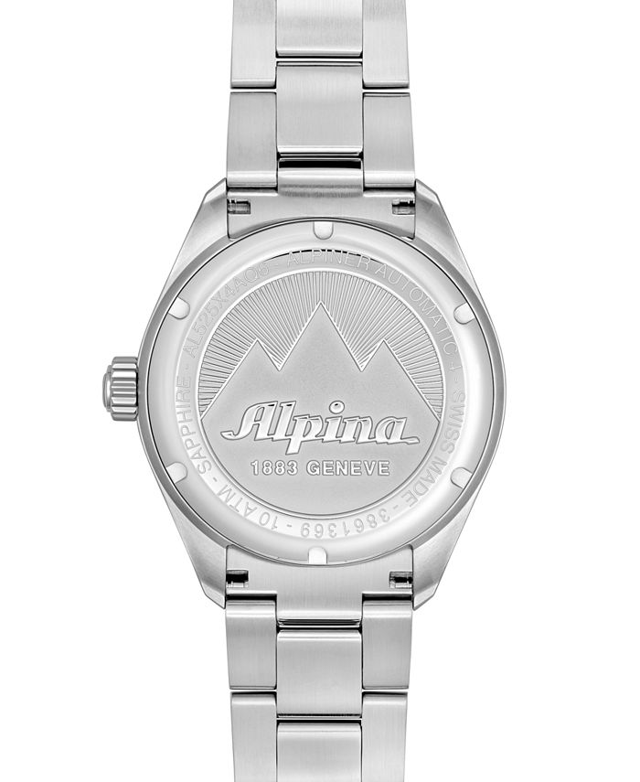 Alpina Men's Swiss Automatic Alpiner Stainless Steel Bracelet Watch ...