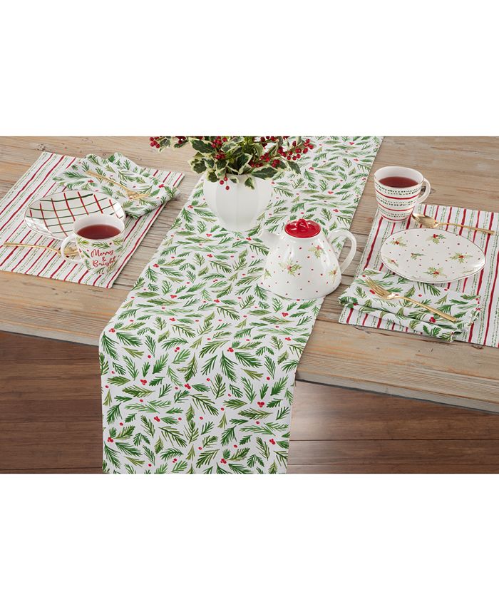 Lenox Bayberry Table Runner, 14" x 72" - Macy's