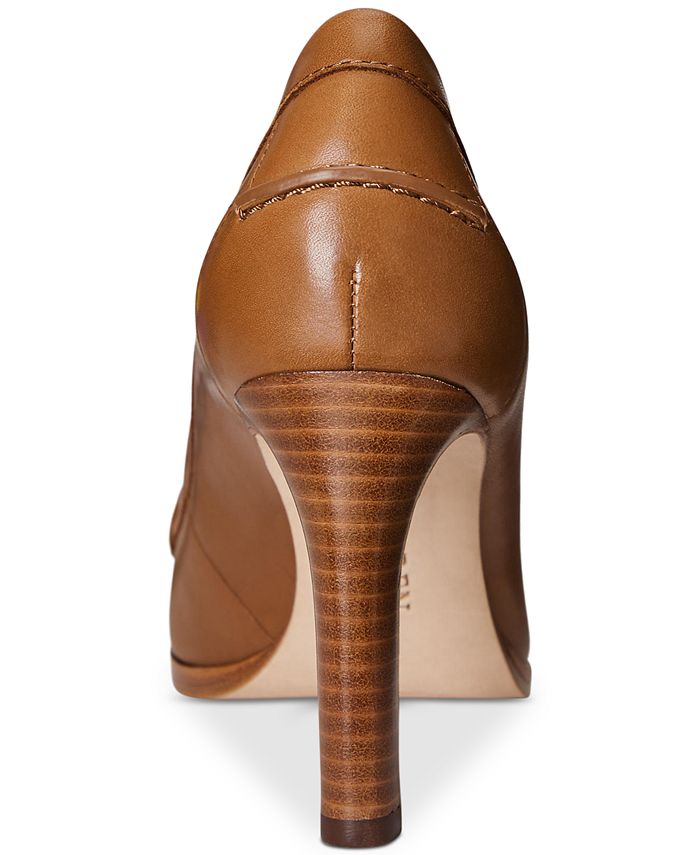 Lauren Ralph Lauren Women's Colleen Chain-Trimmed Pumps - Macy's