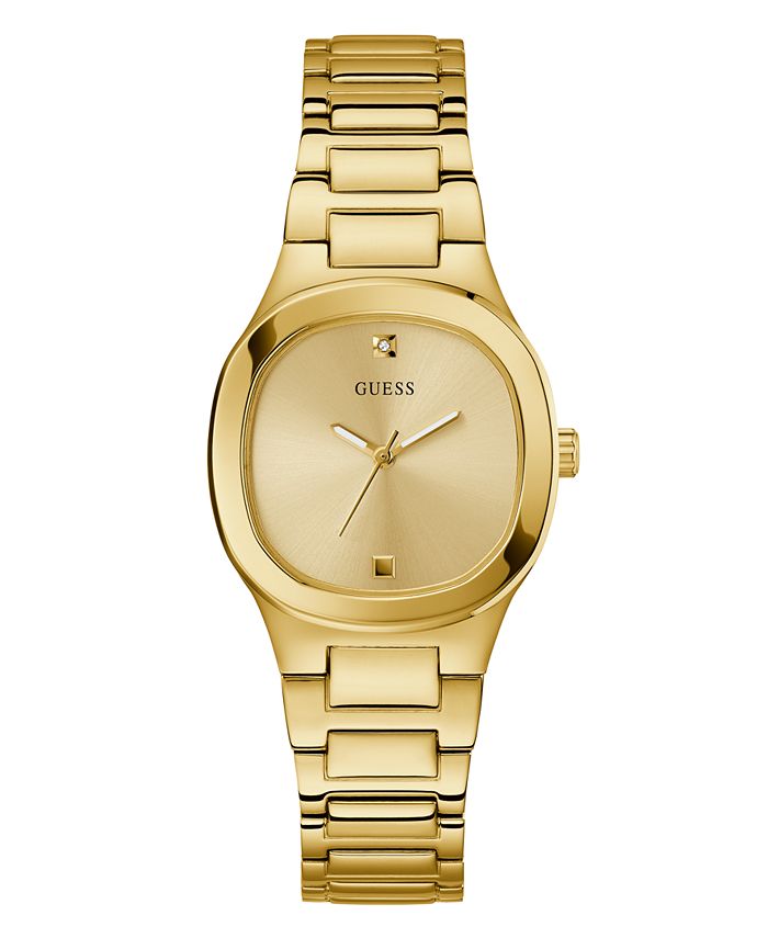 GUESS Women's Analog Gold-Tone Stainless Steel Watch 32mm - Macy's