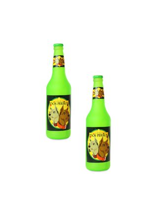 Silly Squeaker Beer Bottle Dos Perros, 2-Pack Dog Toys - Macy's
