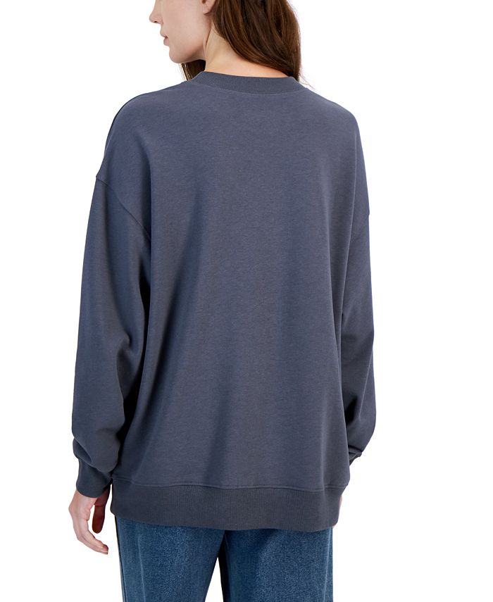 Rebellious One Juniors' Celestial Graphic-Print Sweatshirt - Macy's