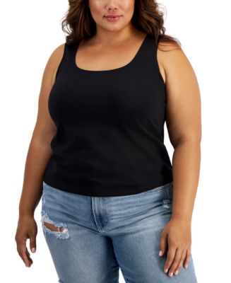 And Now This Trendy Plus Size Ponte Tank Top - Macy's