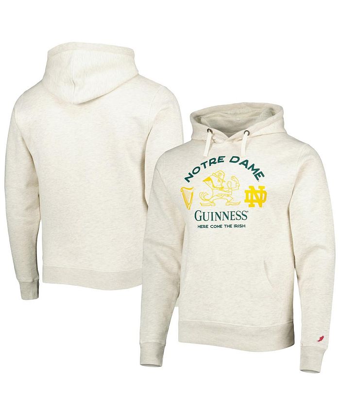 League Collegiate Wear Men's Oatmeal Notre Dame Fighting Irish Guinness ...