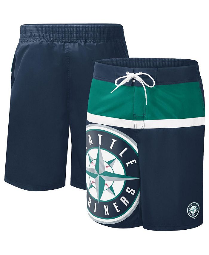 G-III Sports by Carl Banks Men's Navy Seattle Mariners Sea Wind Swim ...