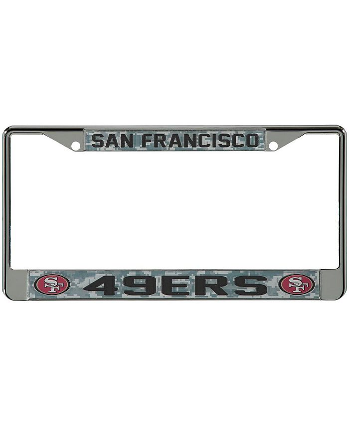 Stockdale San Francisco 49ers Digi Camo License Plate Frame with Black ...