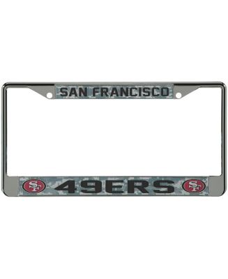 San Francisco 49ers Digi Camo License Plate Frame with Black Letters ...