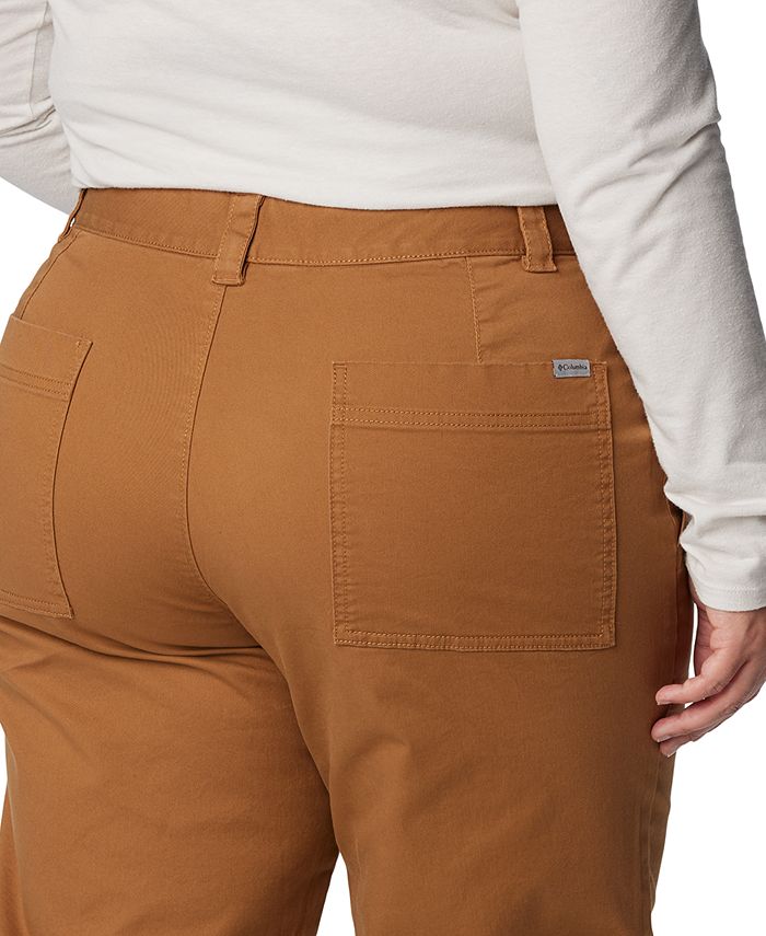 Columbia Plus Size Holly Hideaway™ Mid-Rise Button-Fly Pants - Macy's