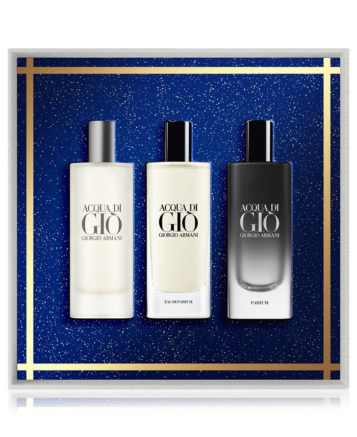 Giorgio Armani Men's 3-Pc. Acqua di Giò Fragrance Gift Set - Macy's