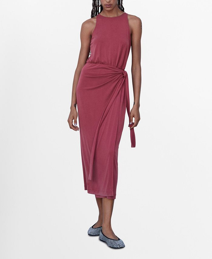 MANGO Women's Bow Modal Dress - Macy's