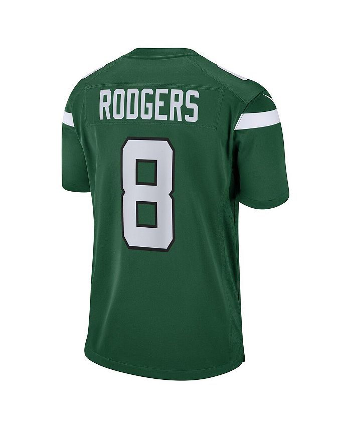 Nike Men's Aaron Rodgers Gotham Green New York Jets Game Jersey - Macy's