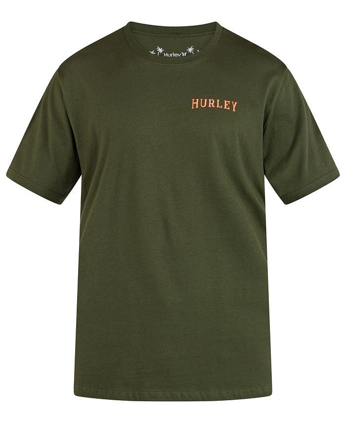 Hurley Men's Everyday Tiger Palm Short Sleeve T-shirt - Macy's