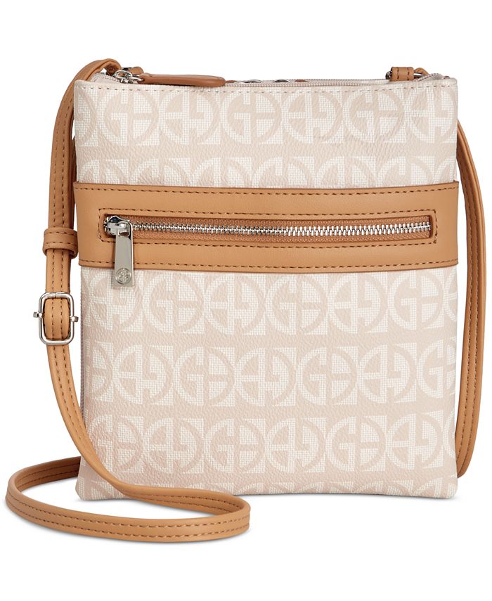 Giani Bernini Block Signature Dasher Crossbody, Created for Macy's - Macy's