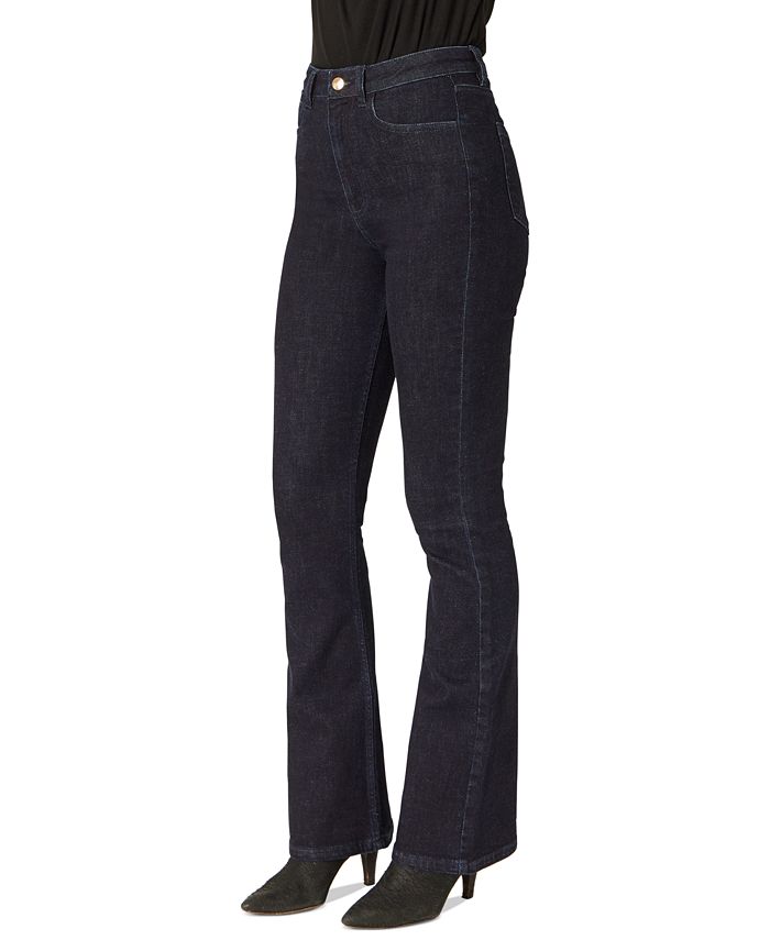 ADRIENNE LANDAU Women's High-Rise Boot-Cut Jeans - Macy's