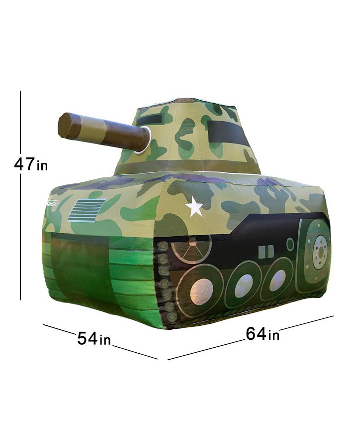 Dazmers Inflatable Army Tank - Inflatable Military Battle Tank for ...
