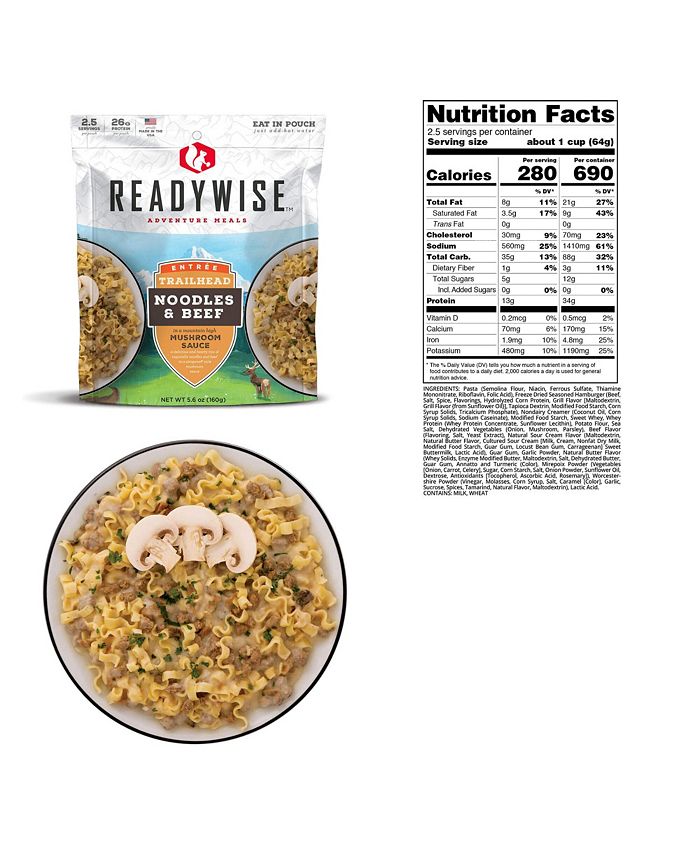 ReadyWise Trailhead Noodles & Beef - 6 Pack - Macy's
