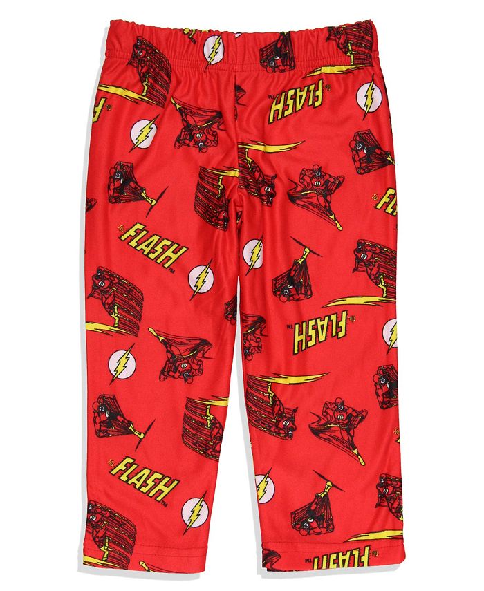 DC Comics Toddler Boys Classic The Flash Logo Raglan Sleep Pajama Set ...
