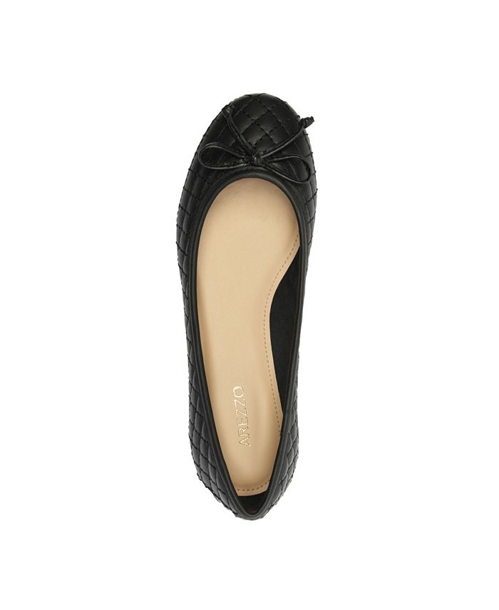 Arezzo Women's Linda Rounded Toe Ballet Flats - Macy's