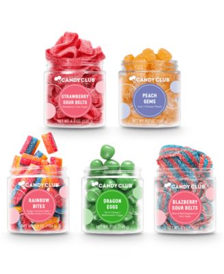 Candy Club Rainbow Gummy Gift Set, 5 Piece - Macy's