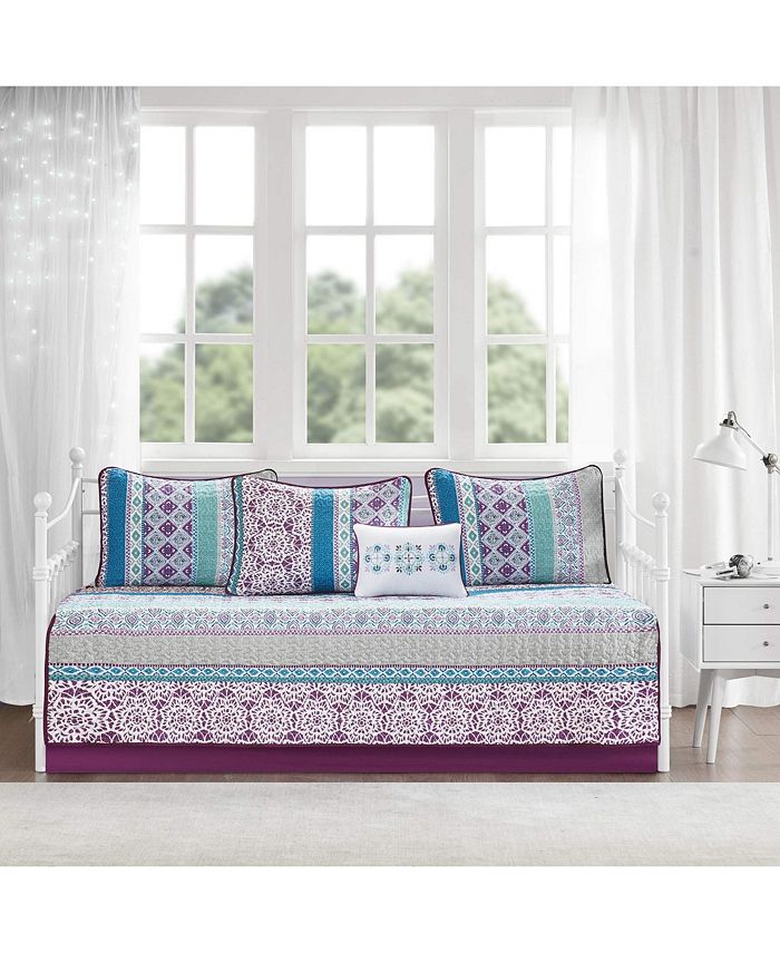 Gracie Mills Joni Daybed - Twin Set, Purple - Daybed cover - Twin - Macy's