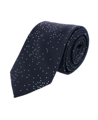 Trafalgar Men's Mystere Metallic Star Light Silk Necktie - Macy's
