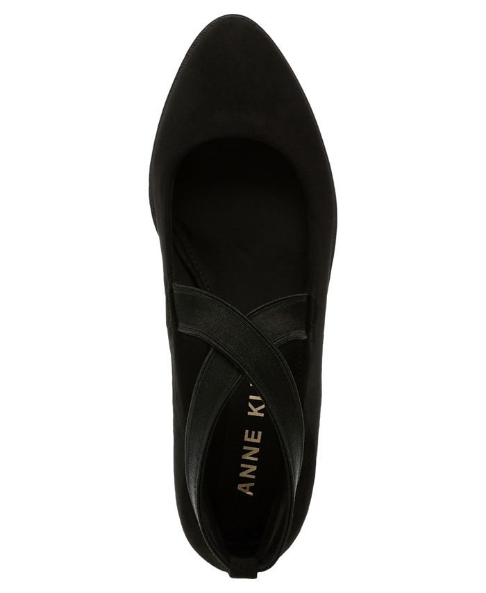 Anne Klein Women's Saige Elastic Strap Flats - Macy's