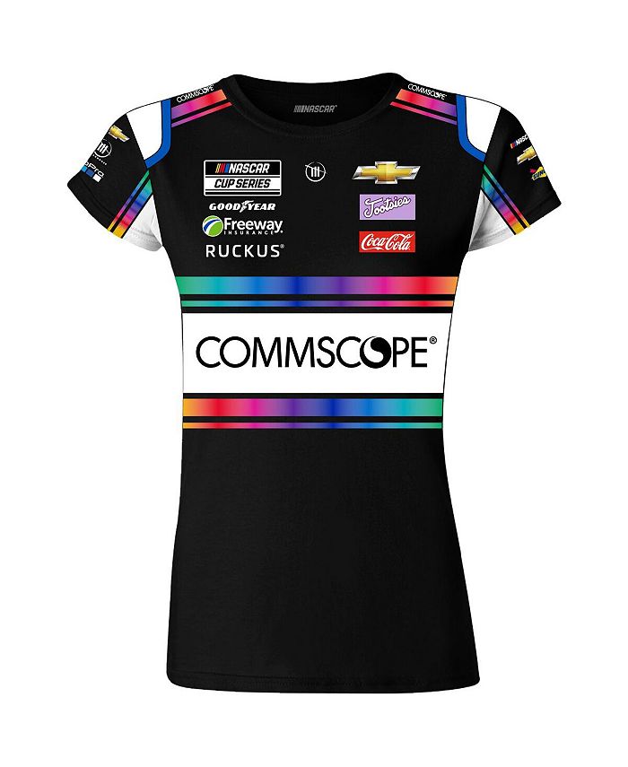 Checkered Flag Sports Women's White Daniel Suarez CommScope Sublimated ...