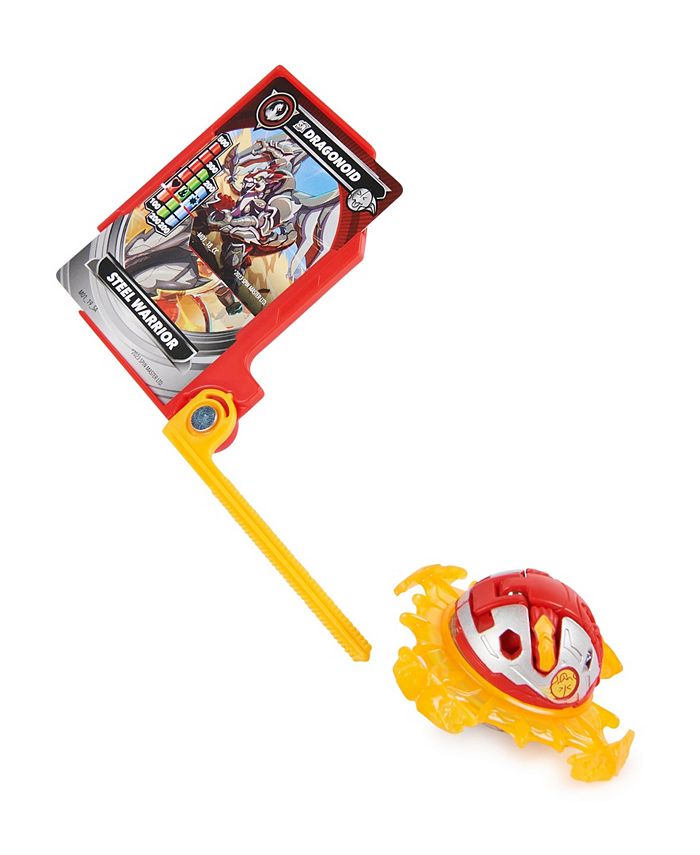 Bakugan Starter 3-Pack, Special Attack Dragonoid, Nillious, Hammerhead Customizable Spinning ...