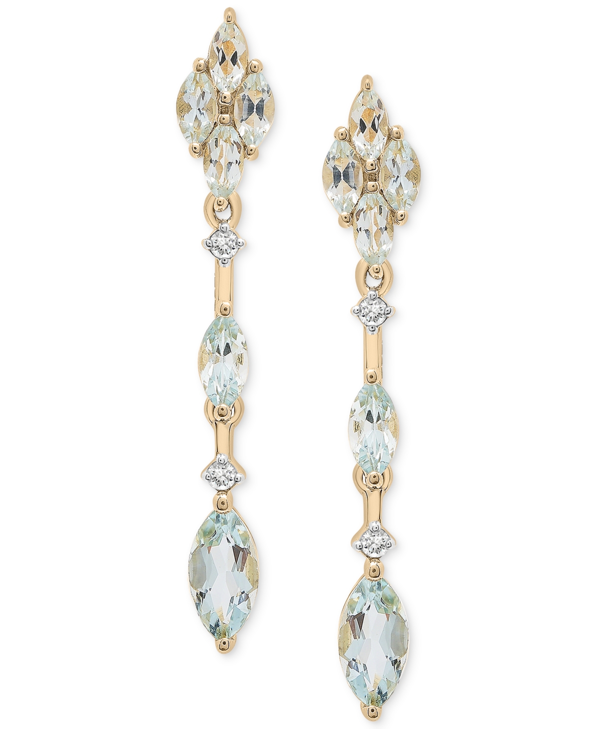 Click here for Sky Blue Topaz (2-1/6 ct. tw.) & Diamond (1/20 ct.... prices