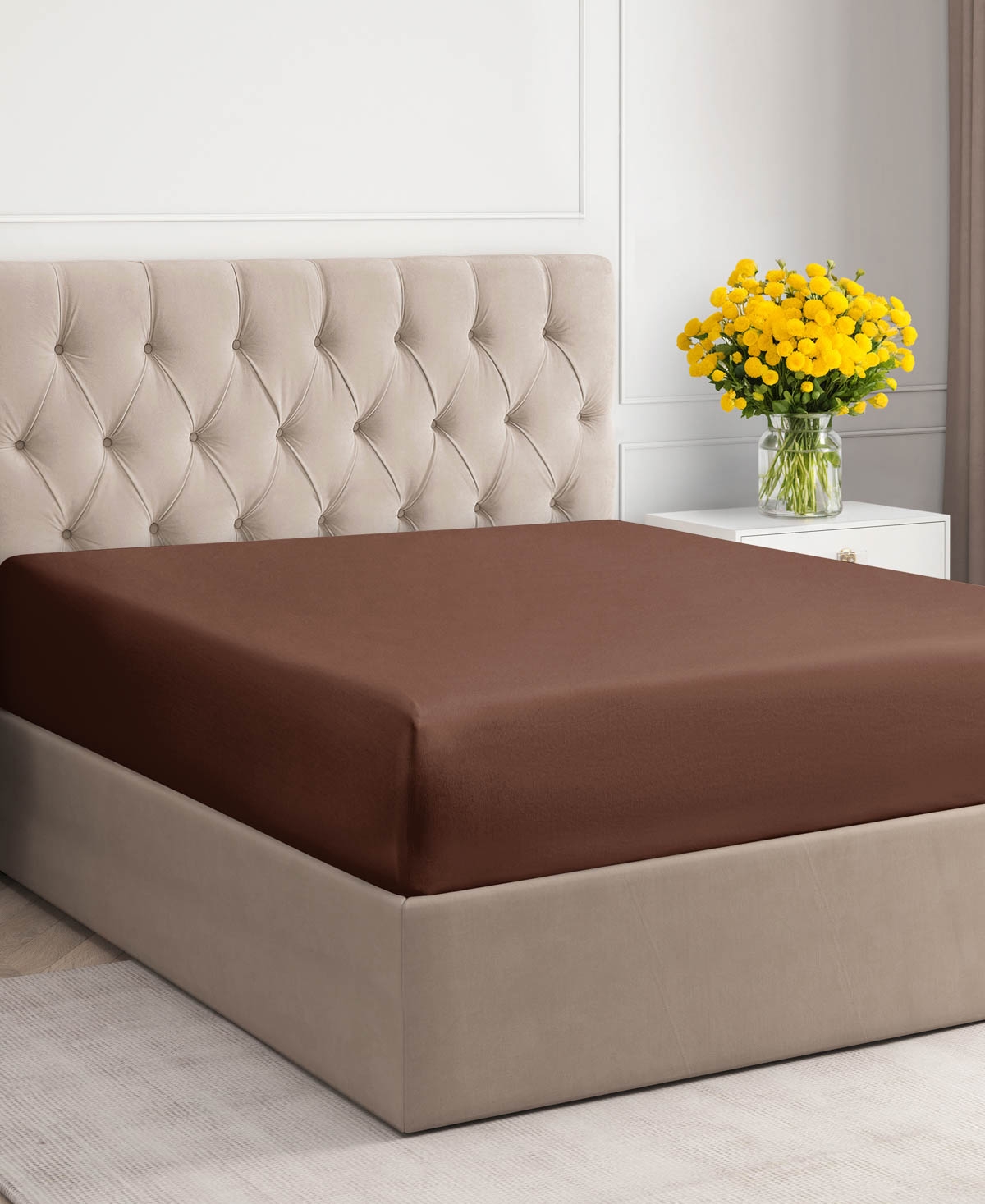 Click here for Deep Pocket 14 - 16 Inch Microfiber Fitted Sheet -... prices
