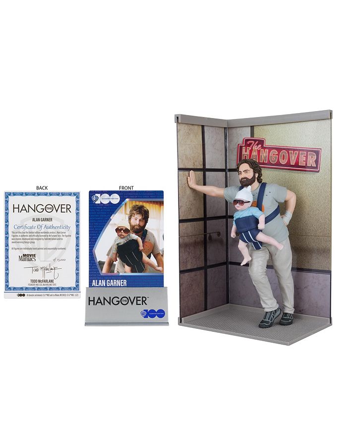 Movie Maniac Alan Garner from The Hangover (WB 100: 6" Posed Figure ...