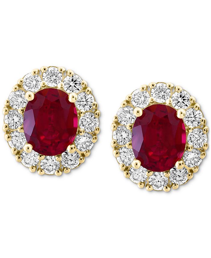 EFFY Collection EFFY® Lab Grown Ruby (5-5/8 ct. t.w.) & Lab Grown ...