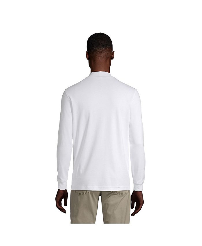 Lands End Mens Super Soft Supima Mock Turtleneck T Shirt Macys