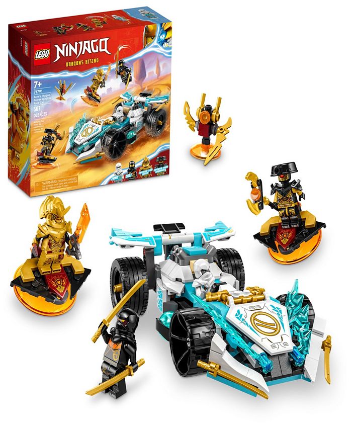 LEGO® Ninjago 71791 Zane’s Dragon Power Spinjitzu Race Car Toy Building ...