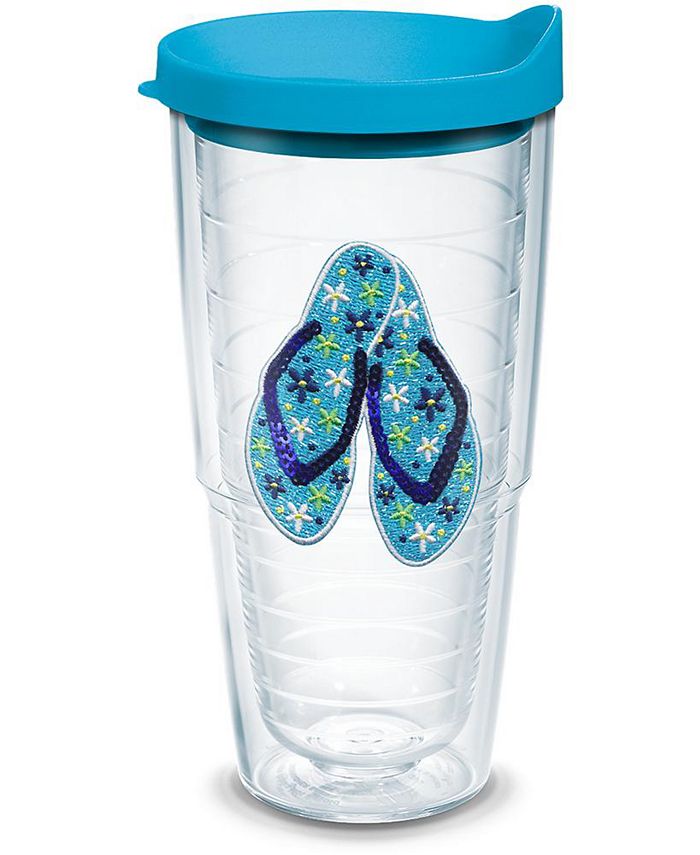 Tervis Tumbler Tervis Sequins Flip Flops Made in USA Double Walled ...